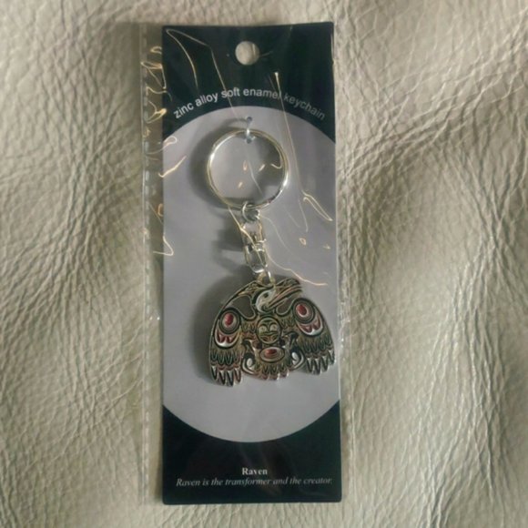 Accessories | Raven Keychain Indigenous Design By Joe Wilson Coast ...